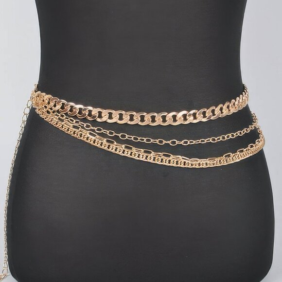 BB Boutqiue | Accessories | Iconic Layer Chain Belt | Poshmark